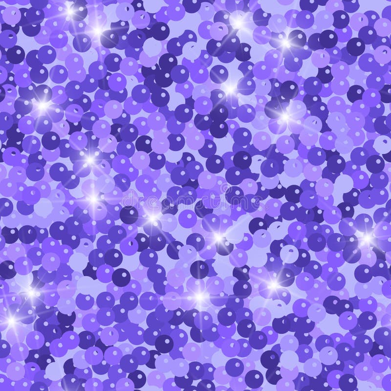 Glitter Seamless Texture. Admirable Purple Particles. Endless Pattern ...
