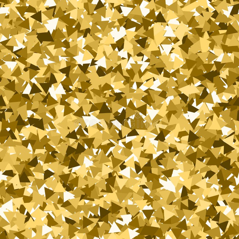 Glitter Gold Pattern Seamless Triangles Stock Illustrations – 435 ...
