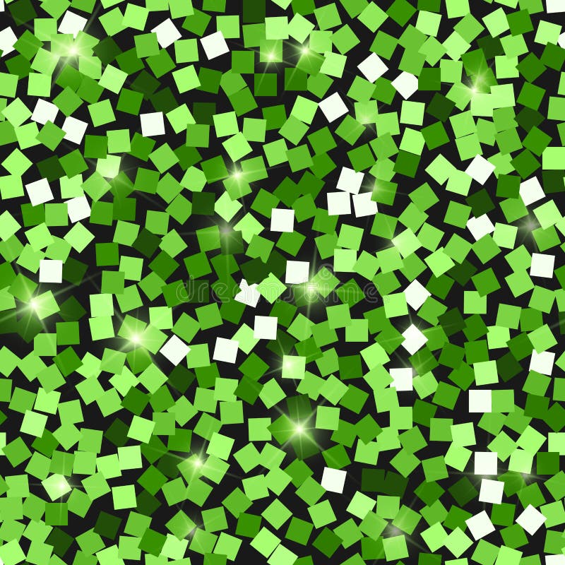 Glitter Seamless Texture. Adorable Green Particles. Endless Pattern ...