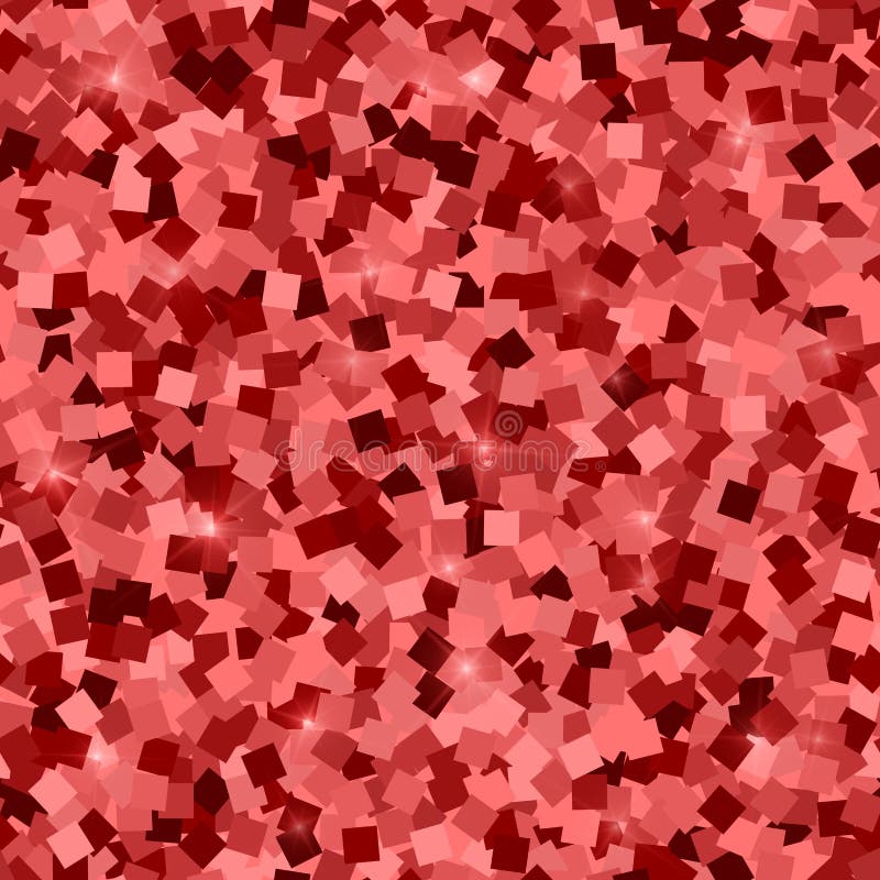 Glitter Seamless Texture. Adorable Red Particles. Endless Pattern Made ...