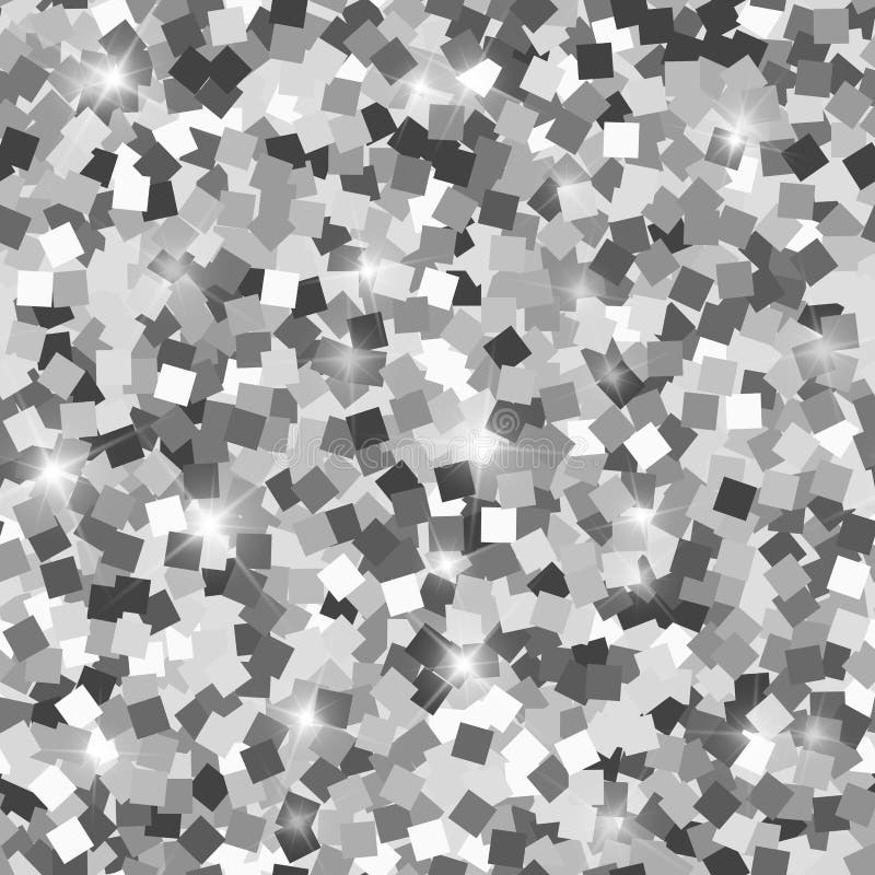 Glitter Seamless Texture. Adorable Silver Particles. Endless Pattern ...