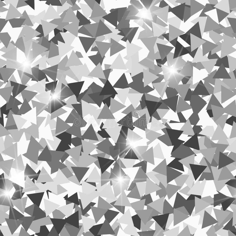Glitter Seamless Texture. Adorable Silver Particles. Endless Pattern ...
