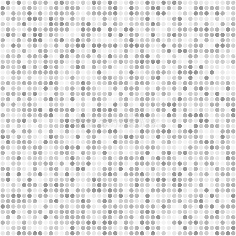 Glitter Small Round Sparkles Gray Seamless Pattern Stock Vector ...