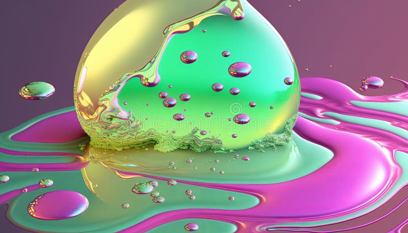 Glitter Smile Liquid. Super Realistic Background Stock Illustration ...