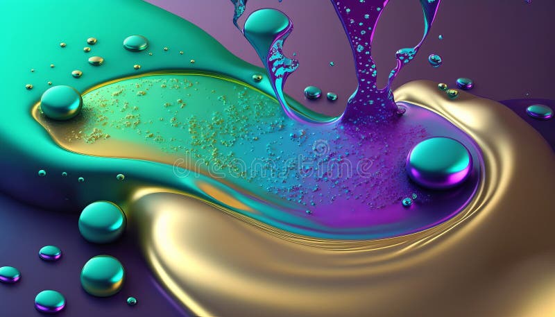 Glitter Smile Liquid. Super Realistic Background Stock Illustration ...