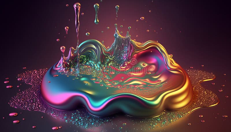 Glitter Smile Liquid. Super Realistic. Use in Your Projects. Background ...