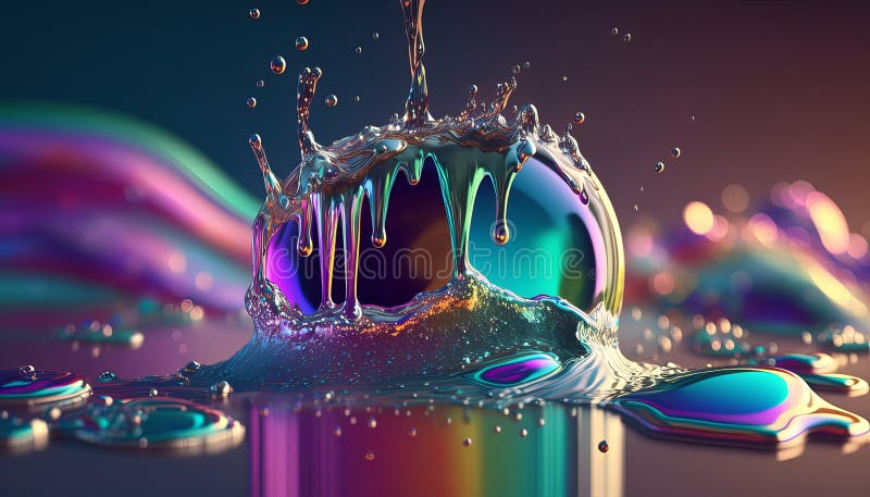 Glitter Smile Liquid. Super Realistic. Use in Your Projects. Background ...