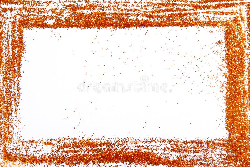 Glitter Sparkle Frame Border Stock Image - Image of decoration ...