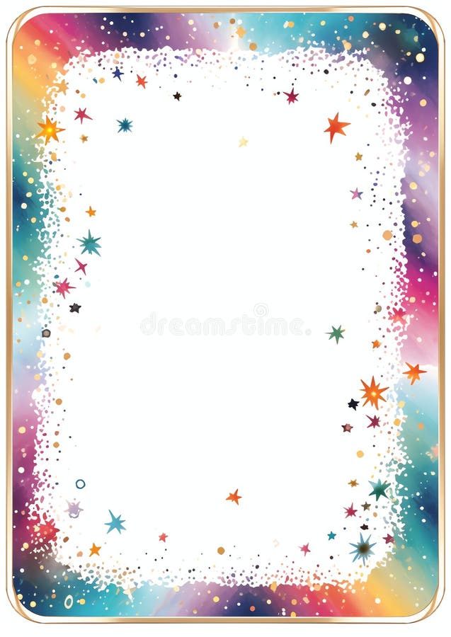 Glitter and Sparkles 90s Retro Nostalgic Frame Stock Illustration ...