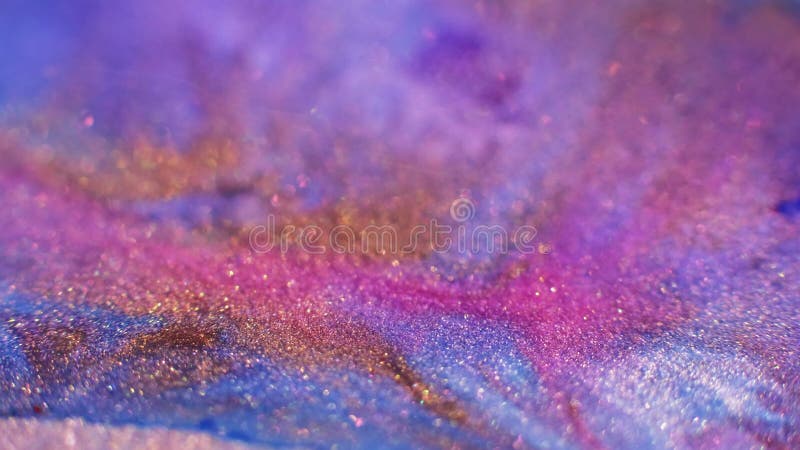 Glitter Gel Splash Oil Drop Neon Pink Blue Pyramid Stock Footage Video Of Bright Texture