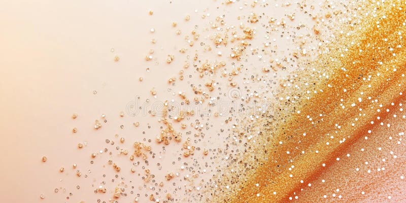 Glitter Spreads Softly Across a Pastel Surface Stock Photo - Image of ...