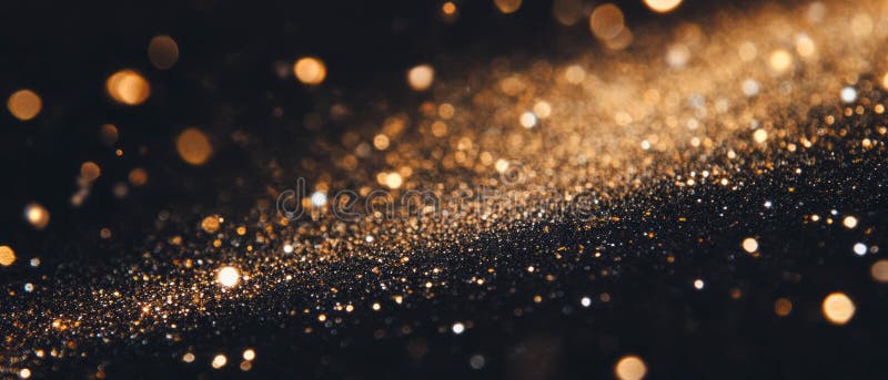 Glitter Texture Overlay with Monochromatic Particles on a Black ...