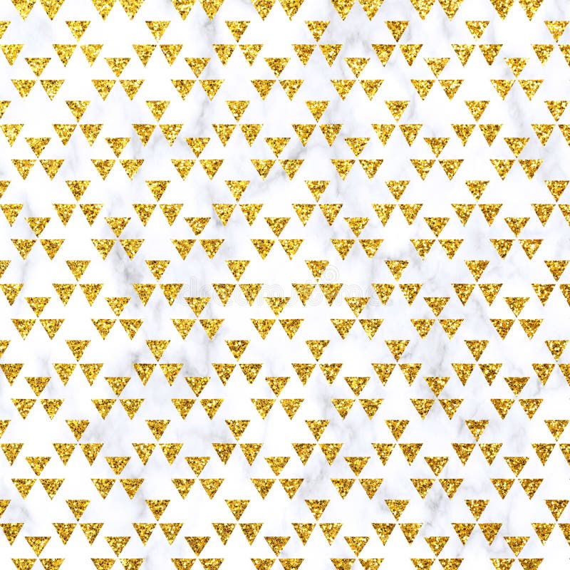 Glitter Triangle on Marble Background. Glitter Texture. Gold Glitter ...