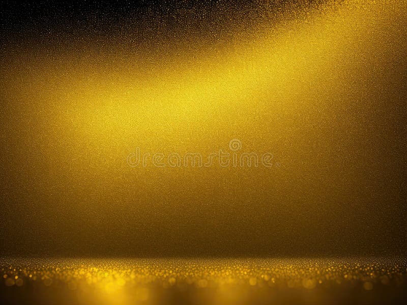 Glitter Vintage Gold Lights Background. Generative Ai Stock Photo ...