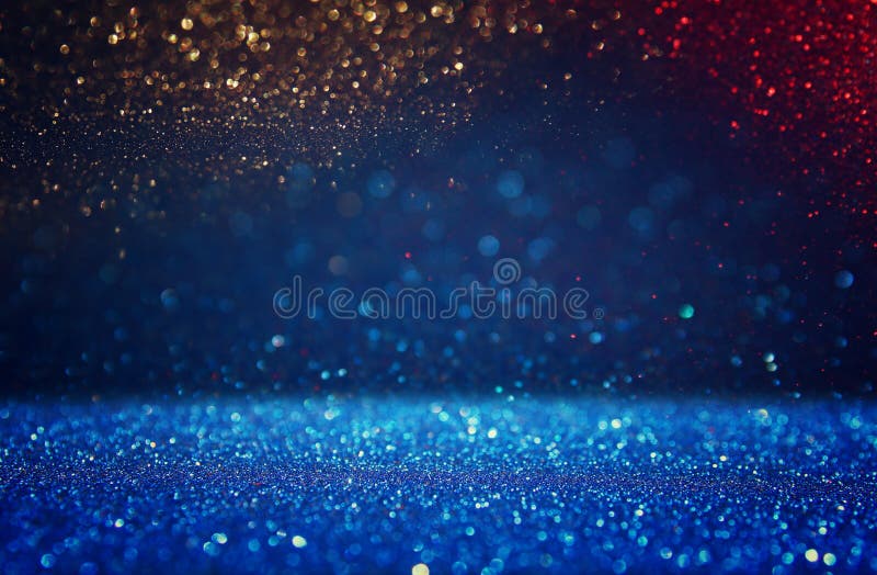 Glitter Vintage Lights Background. De-focused Stock Image - Image of ...