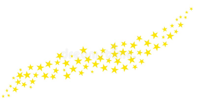 Glitter of yellow stars stock illustration. Illustration of design ...