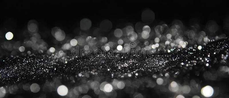 Glittering Black Texture with Blurred Particles Creates a Soft and ...