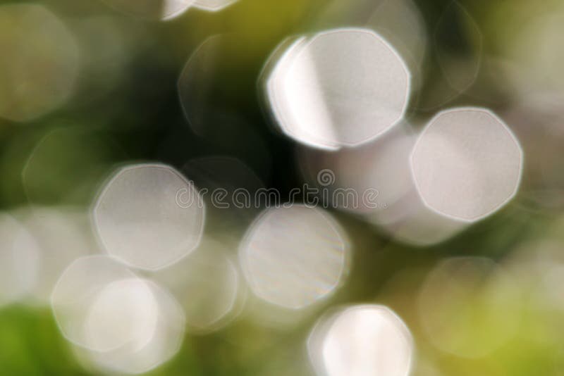Glittering Blurred Green and White Background with Luminous Dots Stock ...