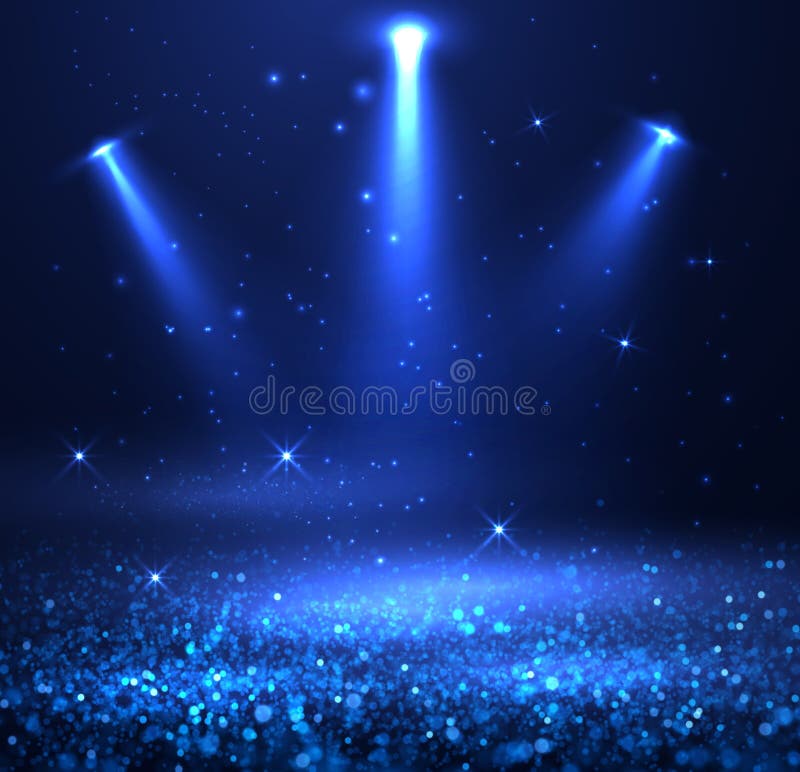 Glittering Dust Spotlight Vector Eps10. Stock Vector - Illustration of ...