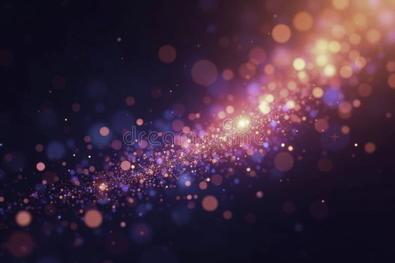 Glittering Hologram Particles Suspended in Air, Particle, Sparkle Stock ...