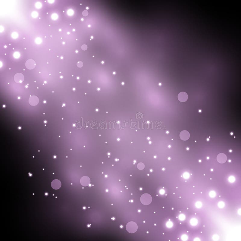 Glittering Particles Background Effect, Purple Color Stock Vector ...