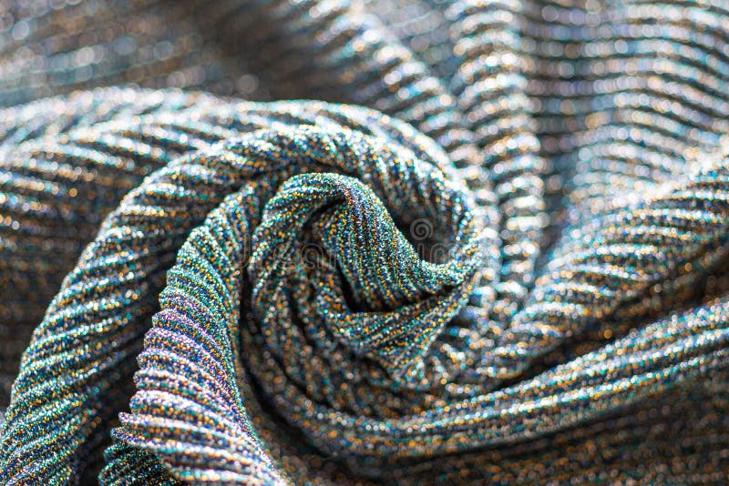Glittering Party Dress Textile Texture Swirl Stock Image - Image of ...