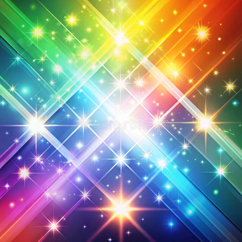 Glittering Prism Light Background with Gradation Effect Stock ...