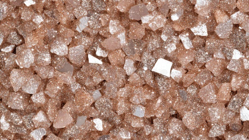 Glittering Rose Gold Crystal Fragments Background Texture Stock ...