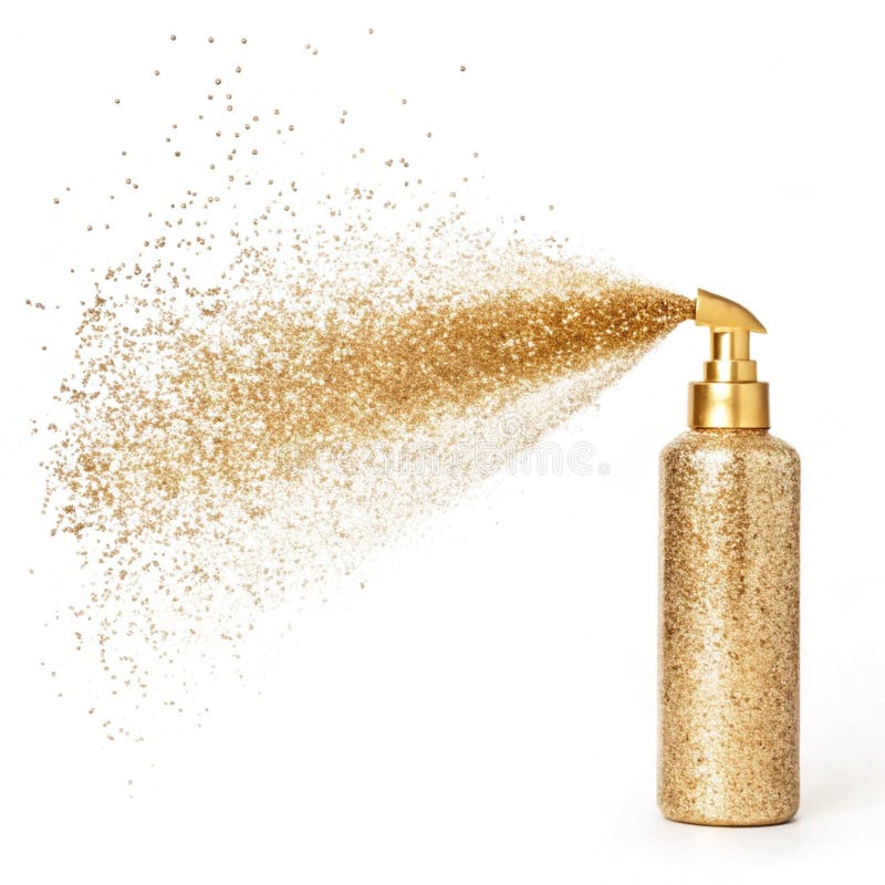 Glittering Sand Spray Vector Symbol Isolated on White Background Stock ...