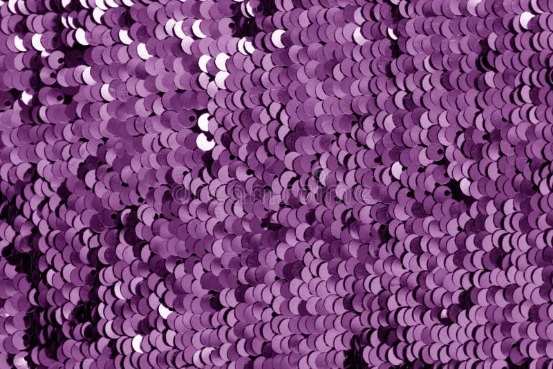 Glittering Sequin Texture in Purple Tone Stock Photo - Image of fashion ...