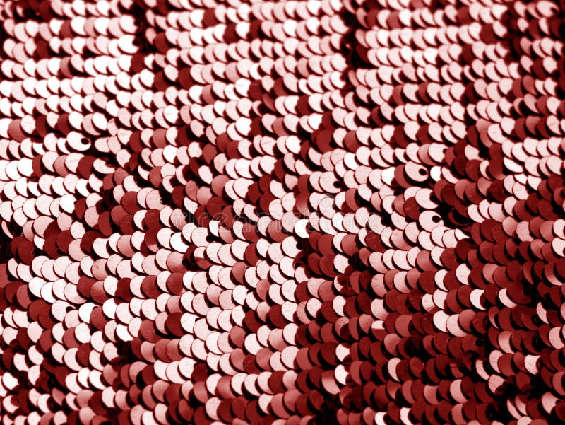 Glittering Sequin Texture in Red Color Stock Image - Image of color ...