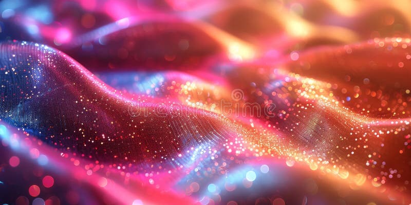 Glittering Sparkle Texture with Iridescent Holographic Gradient ...