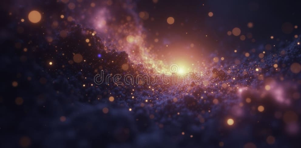 Glittering Specks of Light Suspended in Mid Air, Stardust, Cosmic Stock ...