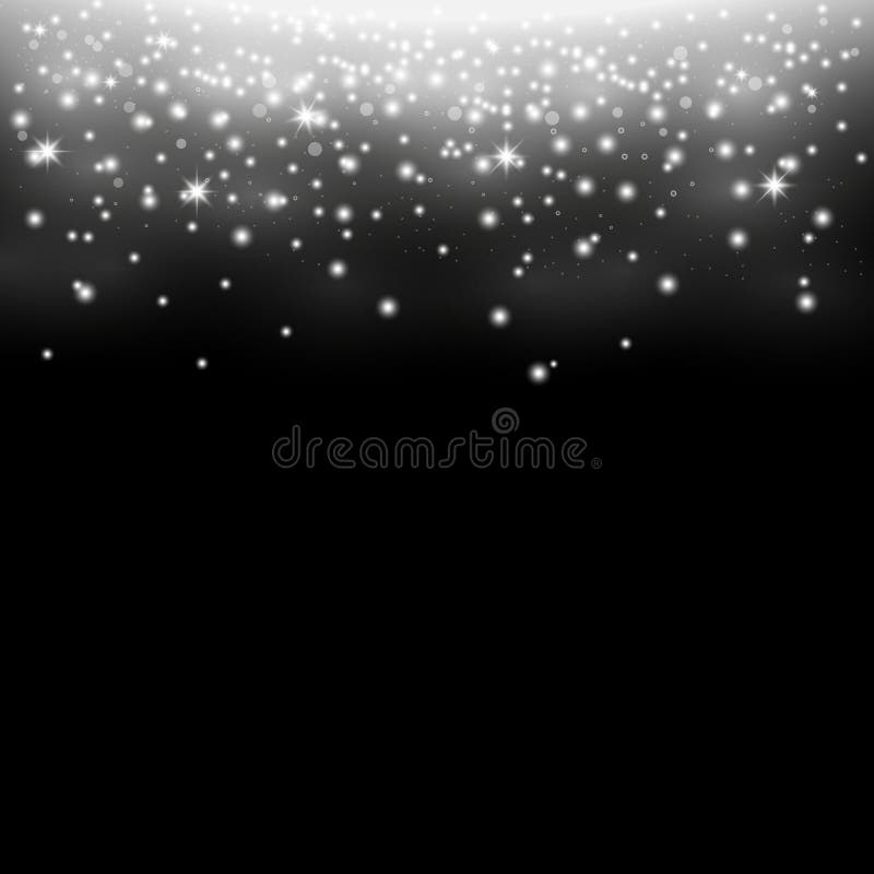 Stardust White Glitter.Sparkle Glowing Stardust. Magic Sparkling ...