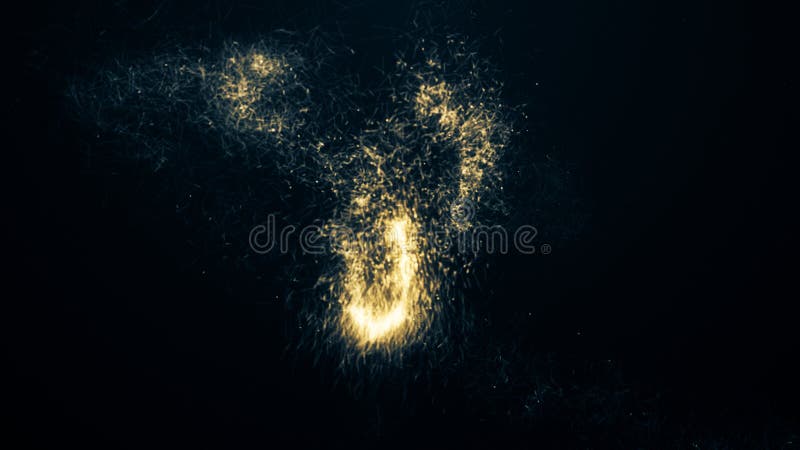 Sparkling trail stock illustration. Illustration of digital - 5402699