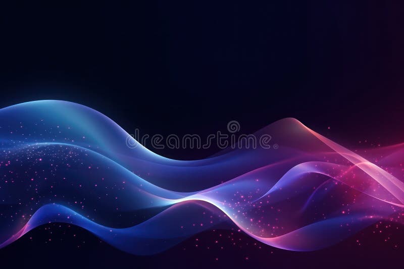 Glittering Waves of Abstract Shapes Create a Captivating Backdrop for ...