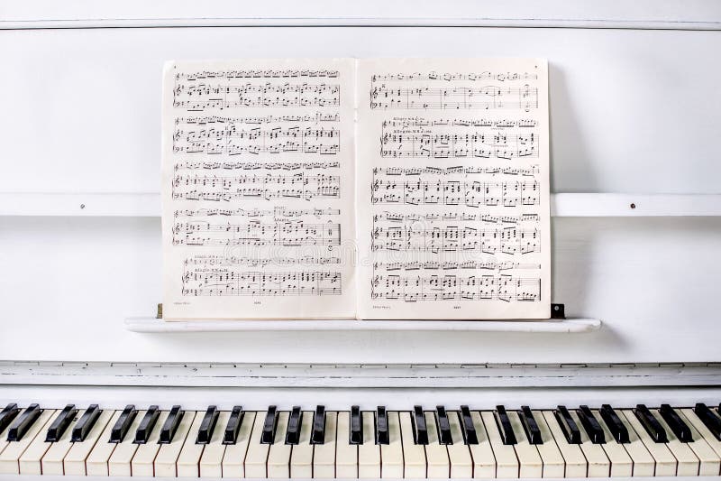 White piano stock photo. Image of pianist, macro, domestic - 2377852