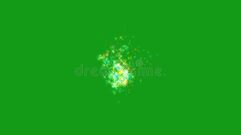 Glitters Particles Green Screen Motion Graphics Stock Video - Video of ...