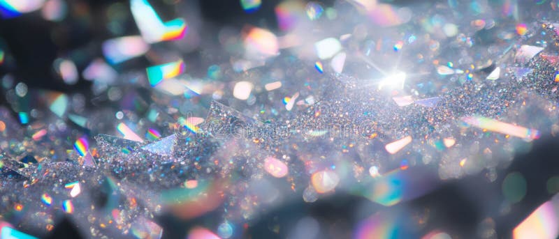 Glittery Overlay Texture Showcasing Particles Reflecting Light on a ...