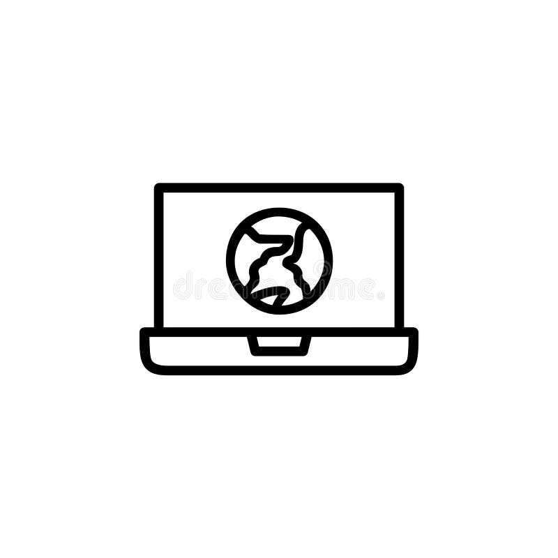Global Access Icon. Online Learning Icon. Perfect for Application, Web ...