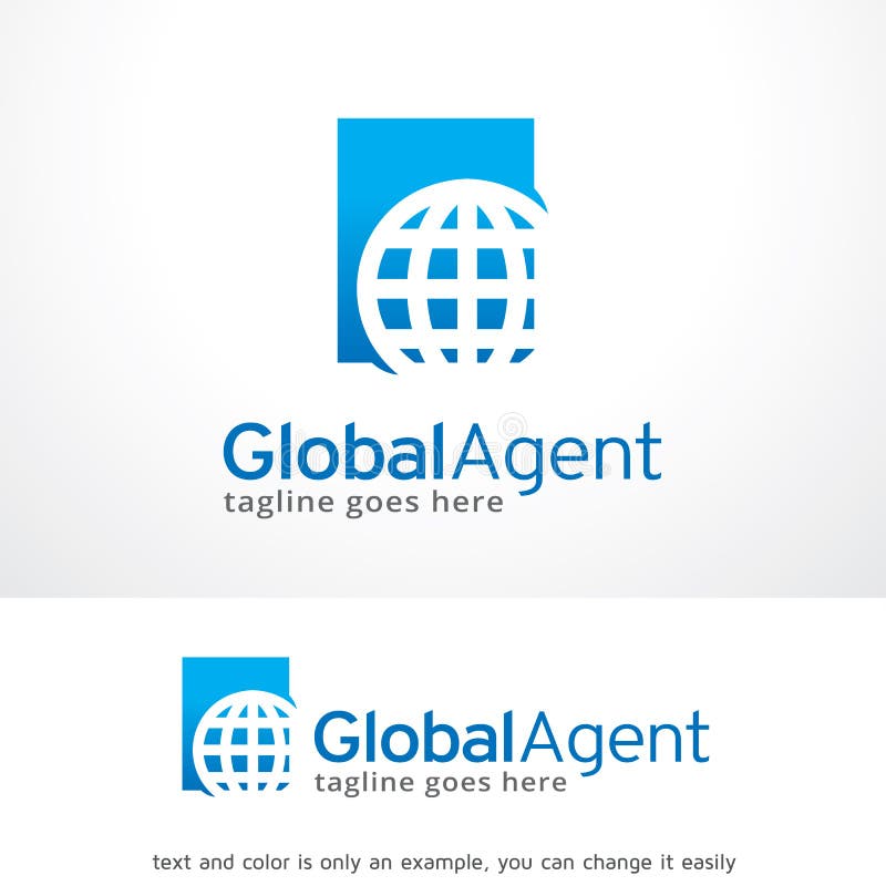 Global Agent Logo Template Design Vector, Emblem, Design Concept ...