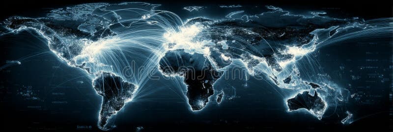 Global Air Traffic Map Interface with Real-time Plane Markers and Route ...