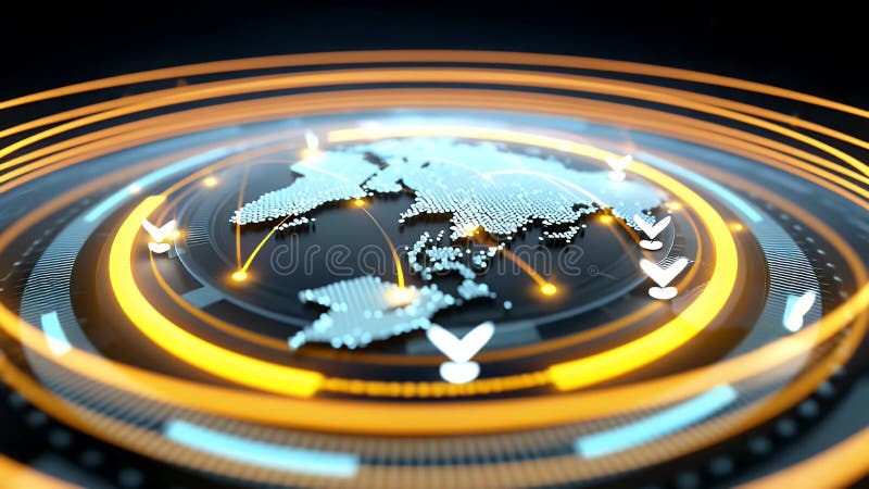 Global Air Traffic Map Interface with Real-time Plane Markers and Route ...