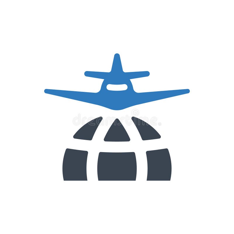 Global Airplane Charter Icon Stock Vector - Illustration of icon ...