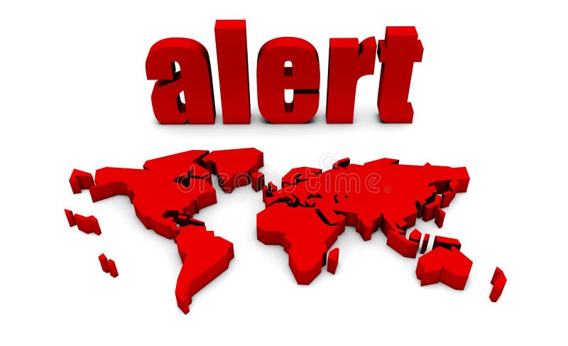 Global Alert stock illustration. Illustration of spreading - 10194750