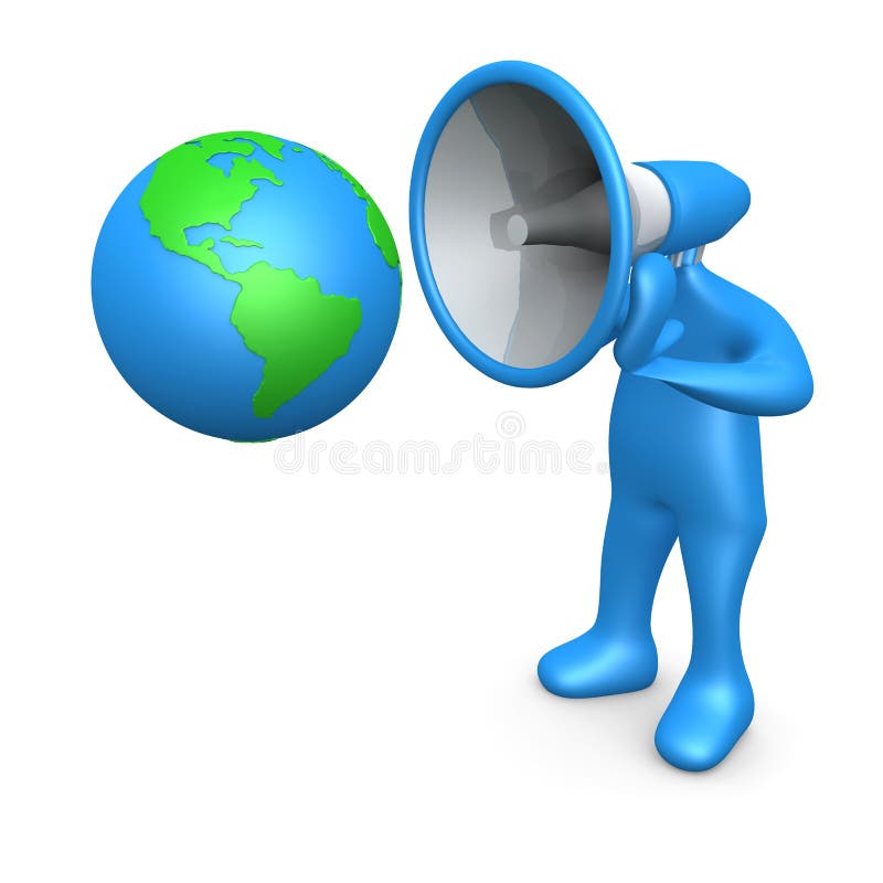 Global Announcement stock illustration. Illustration of common - 11564676