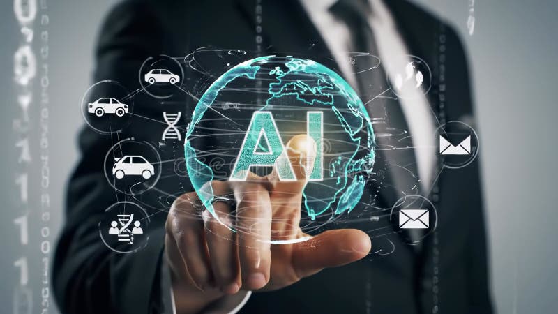 Global Artificial Intelligence (AI) Network and Futuristic Business ...