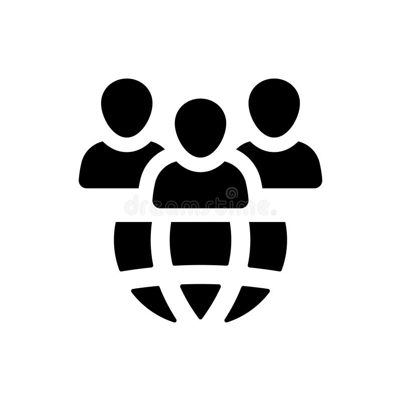 Global Audience Icon Image. Stock Vector - Illustration of audience ...