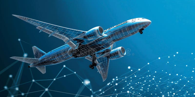 Global Aviation Connectivity: a High-Tech Airplane Navigating through a ...
