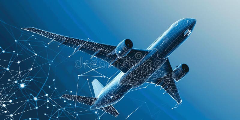 Global Aviation Connectivity: a High-Tech Airplane Navigating through a ...